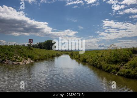 Canal built between Morava part of Czech and Slovakia by Bata ...