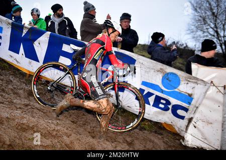 20151213 - FRANCORCHAMPS, BELGIUM: Belgian Kevin Pauwels pictured in ...