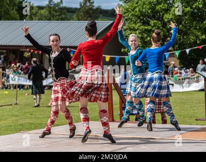 oldmeldrum highland games Stock Photo - Alamy