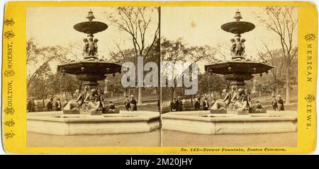 Fountain, Boston Common , Parks, Fountains, Lakes & ponds Stock Photo ...