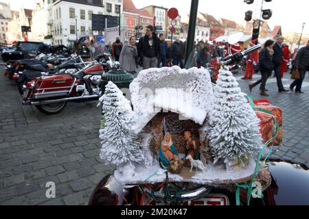 20151220 - BRUSSELS, BELGIUM: Illustration picture shows Harley ...
