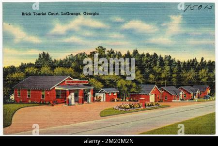 Brick Tourist Court, La Grange, Georgia , Cabins, Tichnor Brothers ...