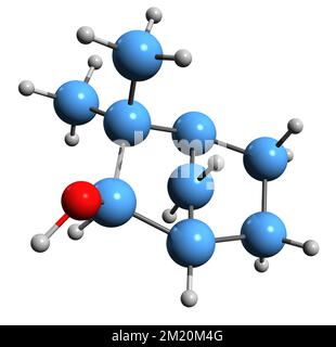 3D image of Geranyl pyrophosphate skeletal formula - molecular chemical ...