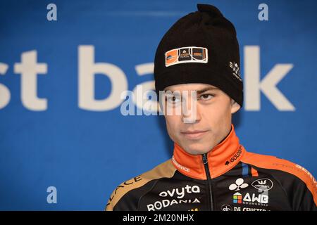 20151229 - LOENHOUT, BELGIUM: Belgian Wout Van Aert pictured in action ...