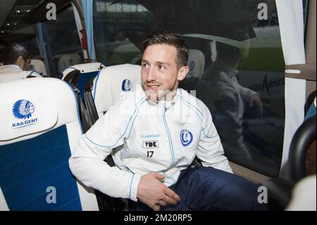 Team bus pictured during the team presentation of the Team Visma-Lease a Bike cycling team in ...