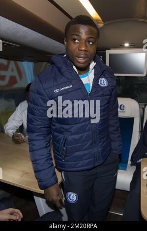 Team bus pictured during the team presentation of the Team Visma-Lease a Bike cycling team in ...