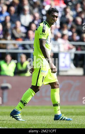 Gent's Renato Neto looks dejected after the Jupiler Pro League match ...