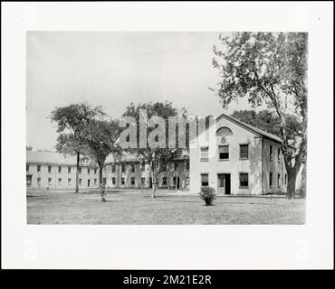Building 71, showing buildings 72 and 73 to the left , Armories ...