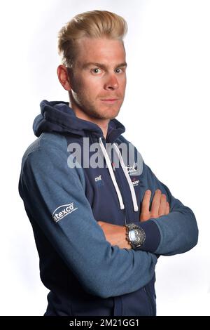 Belgian Julien Vermote of team Etixx - Quick-Step and his girlfriend ...