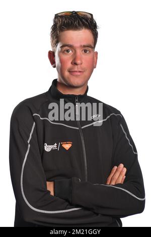 Dutch Brian van Goethem of Roompot-Oranje Peloton poses for the ...