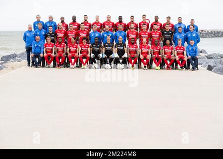 (upper row L-R) Chris Goosens, Marc Backaert, Alvin Segbia, Yannick ...
