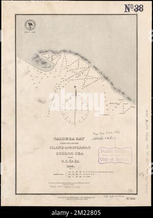 Caldera Bay, west end of the island of Mindanao, Sooloo Sea. Depths ...