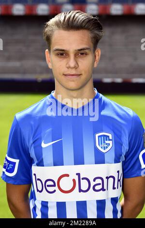 Genk's Leandro Trossard pictured during a press conference of Belgian ...