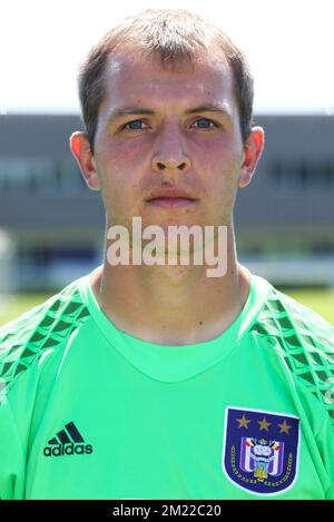 Davy Roef poses for the photographer during the 2014-2015 season photo ...