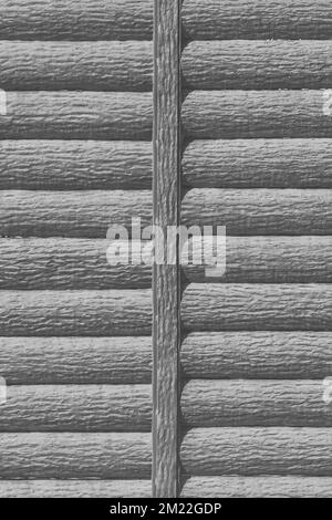 Grey wooden partition wall fence monochrome modern interior logs ...