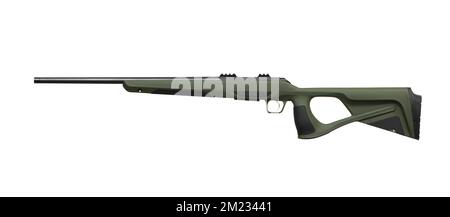 Rifle with plastic stock. Weapons for sports, hunting and self-defense ...