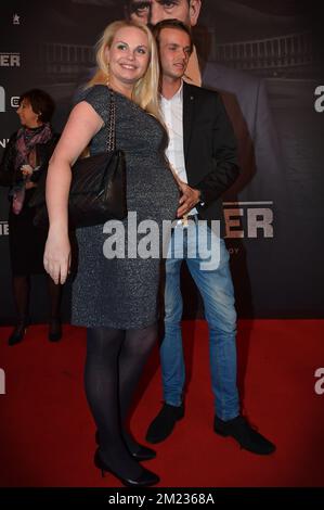 Lesley-Ann Poppe and Kevin Lebreton pictured ahead of the Belgian ...