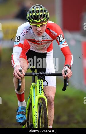 Toon Vandenbosch and pictured in action during the men's elite race of ...