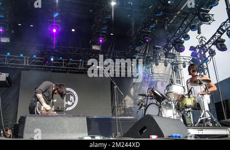 Governors Ball - Death from Above 1979 in concert Stock Photo - Alamy