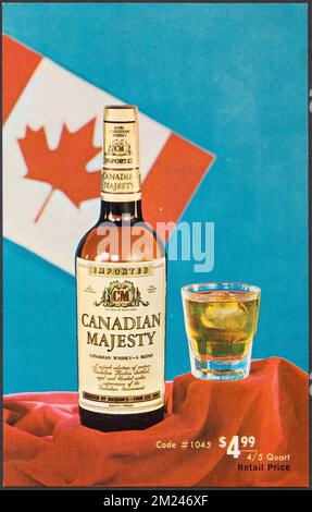 Canadian Majesty , Whiskey, Tichnor Brothers Collection, postcards of ...
