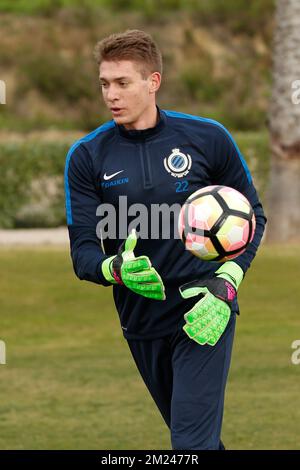 Club's new goalkeeper Ethan Horvath pictured during the second day of ...