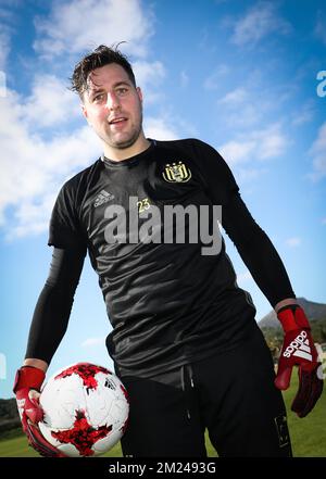 Anderlecht's goalkeeper Frank Boeckx pictured during the Jupiler Pro ...