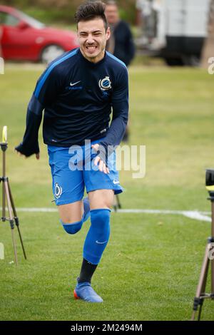 Club's Dion Cools pictured during the sixth day of the winter training ...