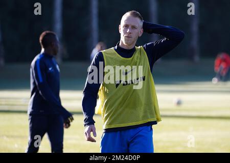 Club's new player Lex Immers pictured in action during the fourth day ...