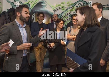US ambassador in Belgium, Denise Bauer pictured during the inuaguration ...