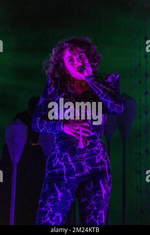 Governors Ball - Purity Ring in concert Stock Photo - Alamy