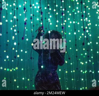 Governors Ball - Purity Ring in concert Stock Photo - Alamy