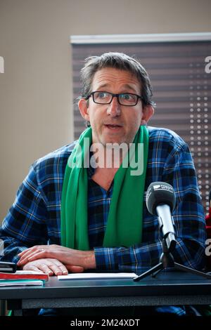 Steven Bogaert from ACV Metal and Freddy Bakker from ABVV Metal ...