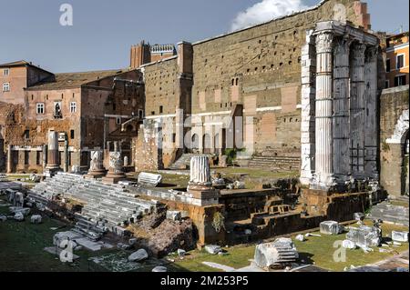 The Roman forum, represented the political, legal, religious and ...