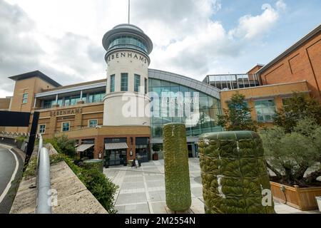 Basingstoke, UK- September 2022: The Malls shopping centre Festival ...