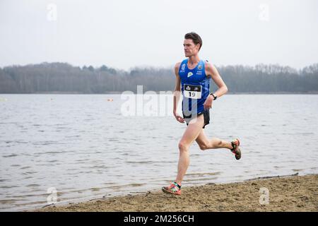 Belgian Koen Naert pictured in action during the final marathon men, at ...