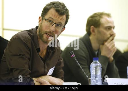 Thibault Zaleski of CNAPD pictured during a hearing of the ...