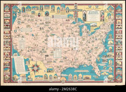 Catholic America : a pictorial map portraying the contribution of ...