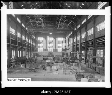 Centrifugal casting plant, west end , Armories, Ordnance industry ...