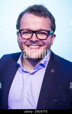 Young MR chairman Mathieu Bihet pictured during the meeting of MR ...