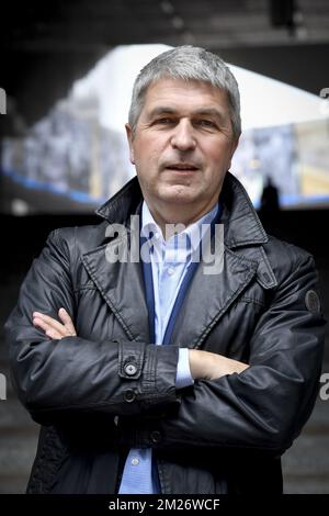 European parliament member Ivo Belet poses for photographer during a ...