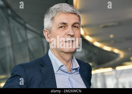European parliament member Ivo Belet poses for photographer during a ...