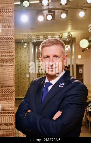 CEO of textile floor coverings producer Balta Tom Debusschere poses for ...
