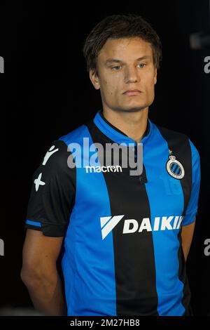 Club's Jelle Vossen pictured during the fourth day of the winter ...