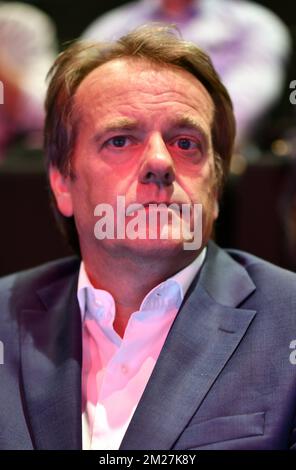 Mouscron's general director Paul Allaerts poses for the photographer ...