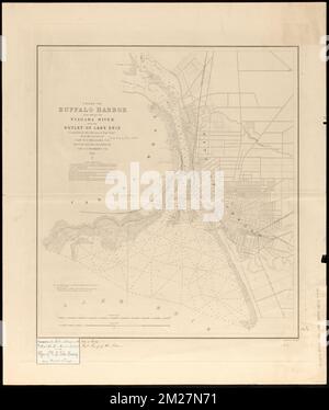 Buffalo Harbor and head of Niagara River , Harbors, New York State ...