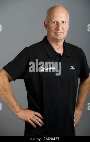 Belgian athletics coach Philip Gilson poses for the photographer during ...