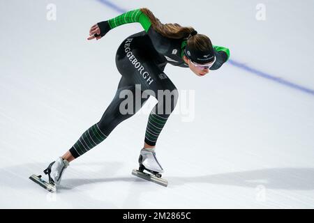 CALGARY, CANADA - DECEMBER 13: Femke Kok of Team Reggeborgh during a ...