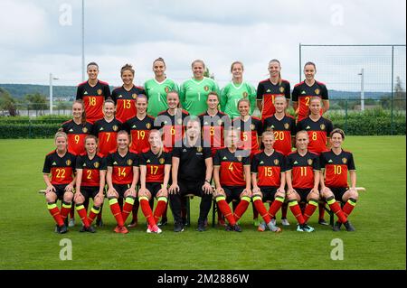 Belgium's Imke Courtois, Belgium's Elien Van Wynendaele, Belgium's Yana ...