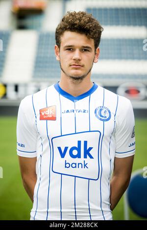 Gent's Louis Verstraete poses for photographer, in marge of 2019-2020 ...