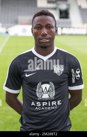 Eupen's Eric Ocansey poses for photographer, at the 2019-2020 ...